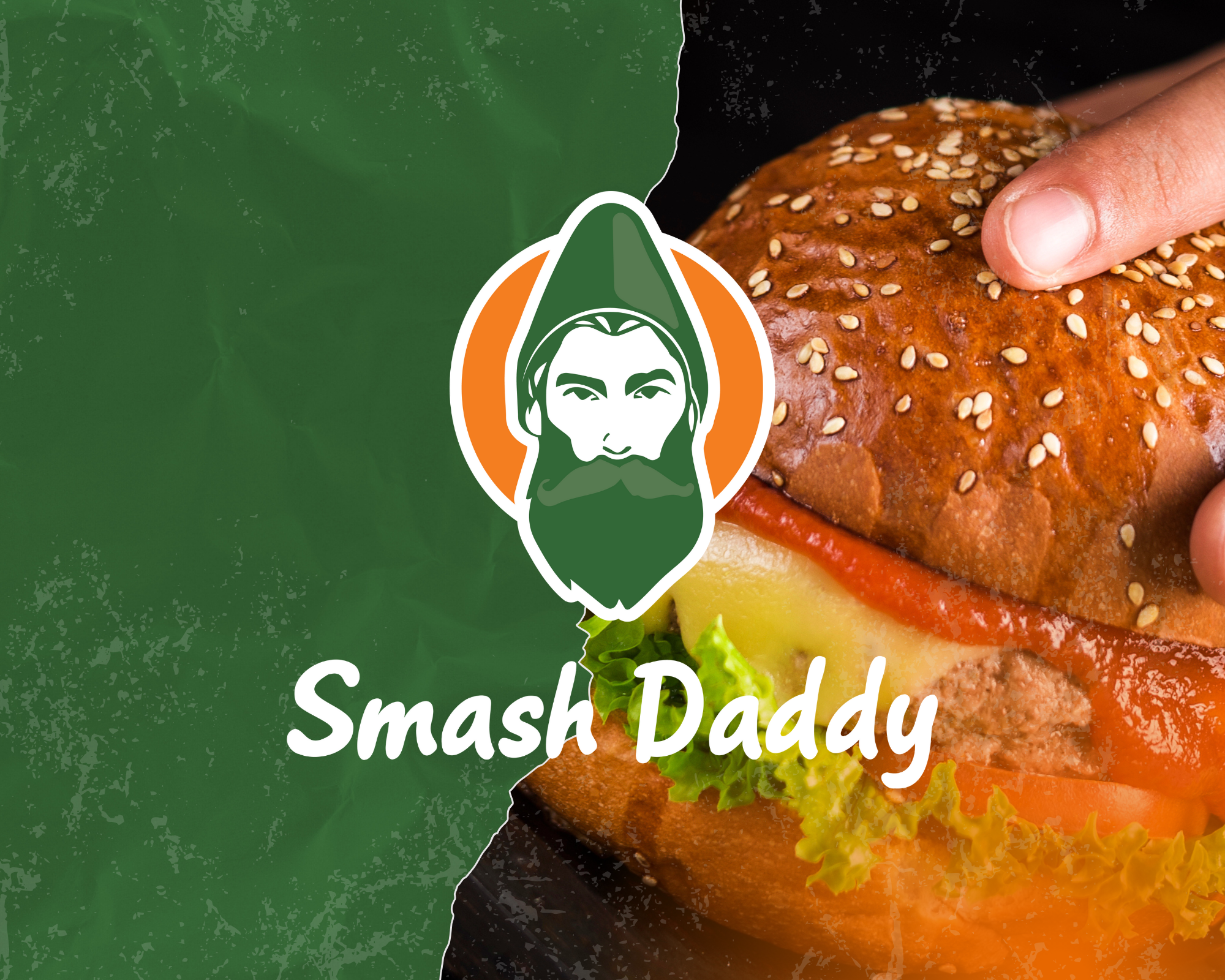Logo pentru burgheria «Smash Daddy» – Studio Leverin